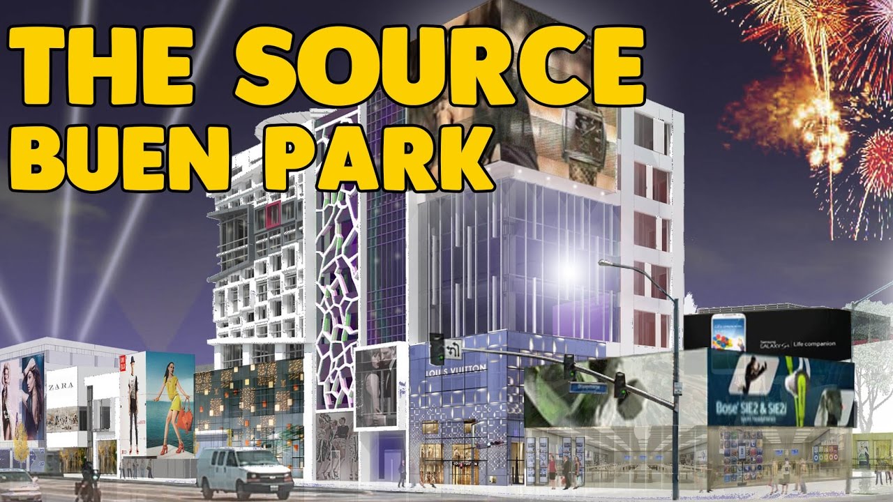 New shopping mall The source in Buena Park - YouTube