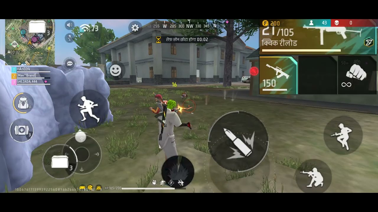 old pik free fire game BR Renk grena - YouTube