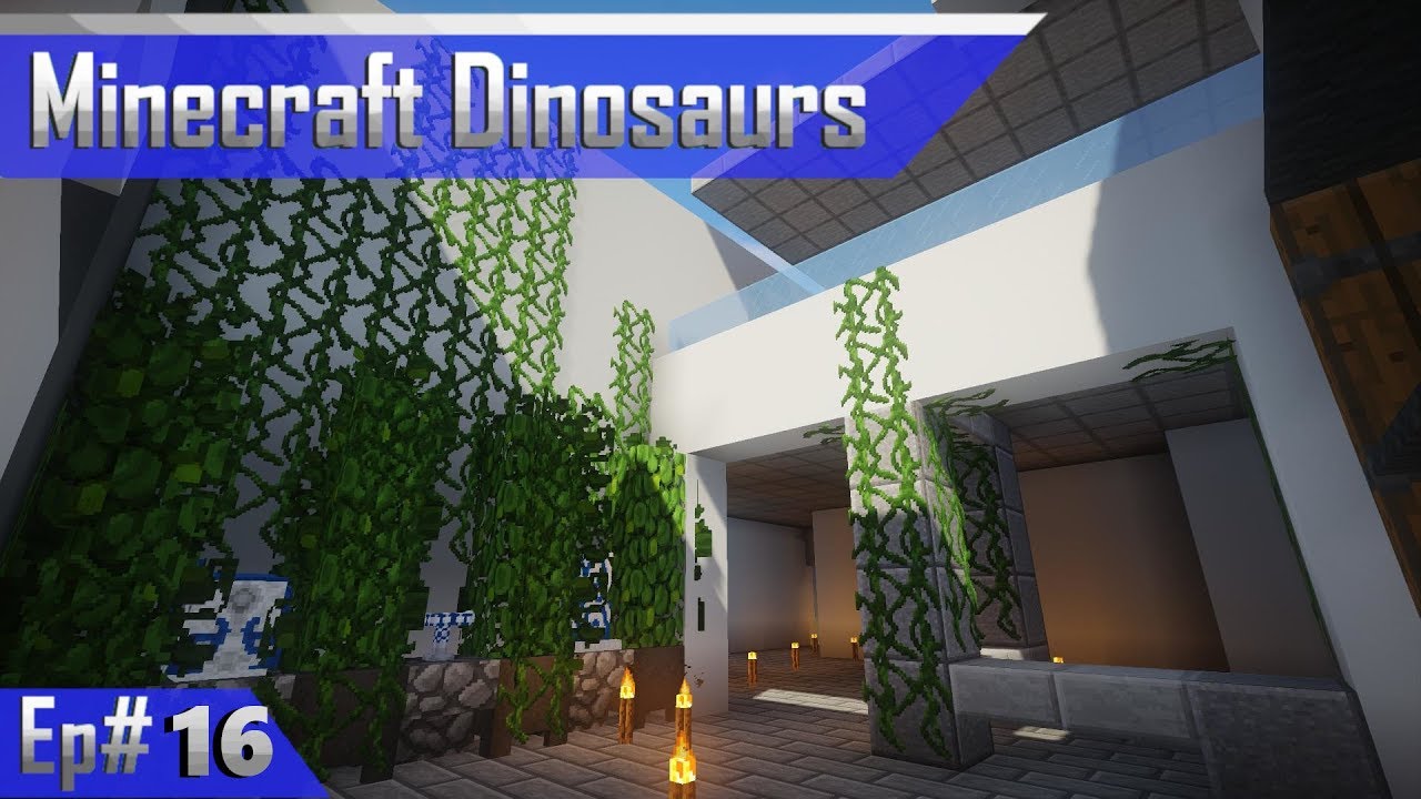 New Interiors | Minecraft Dinosaurs Ep# 16 - YouTube