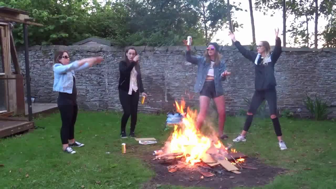 Forfar Witches Dancing Around The Pagan Fire - YouTube