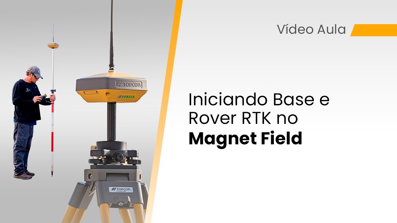 Iniciando Base e Rover RTK no Magnet Field - YouTube