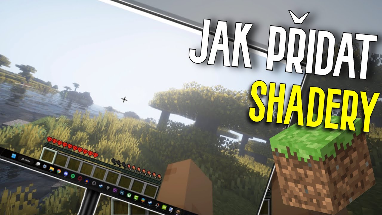 Jak dát SHADERY do Minecraftu - Jak přidat shadery Minecraft - přidání ...
