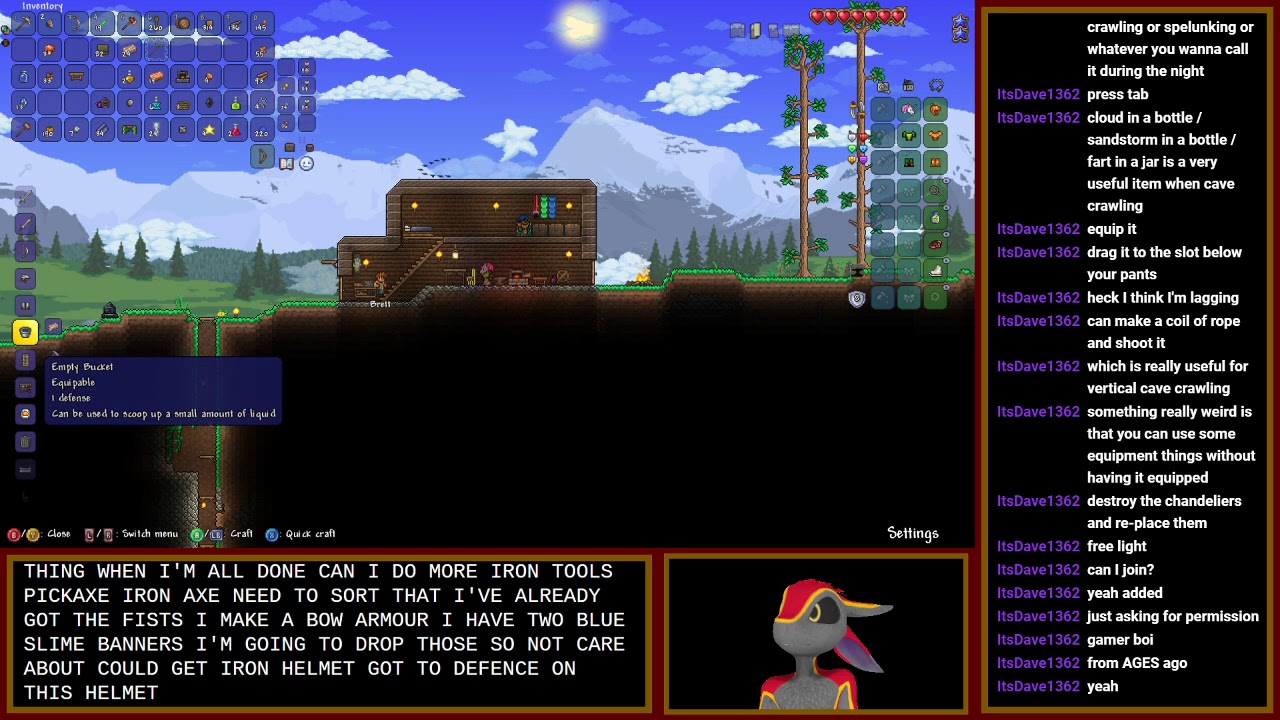 Segments: (Blind) Crimson Avali: Terraria #1 (VTuber / VStreamer) - YouTube