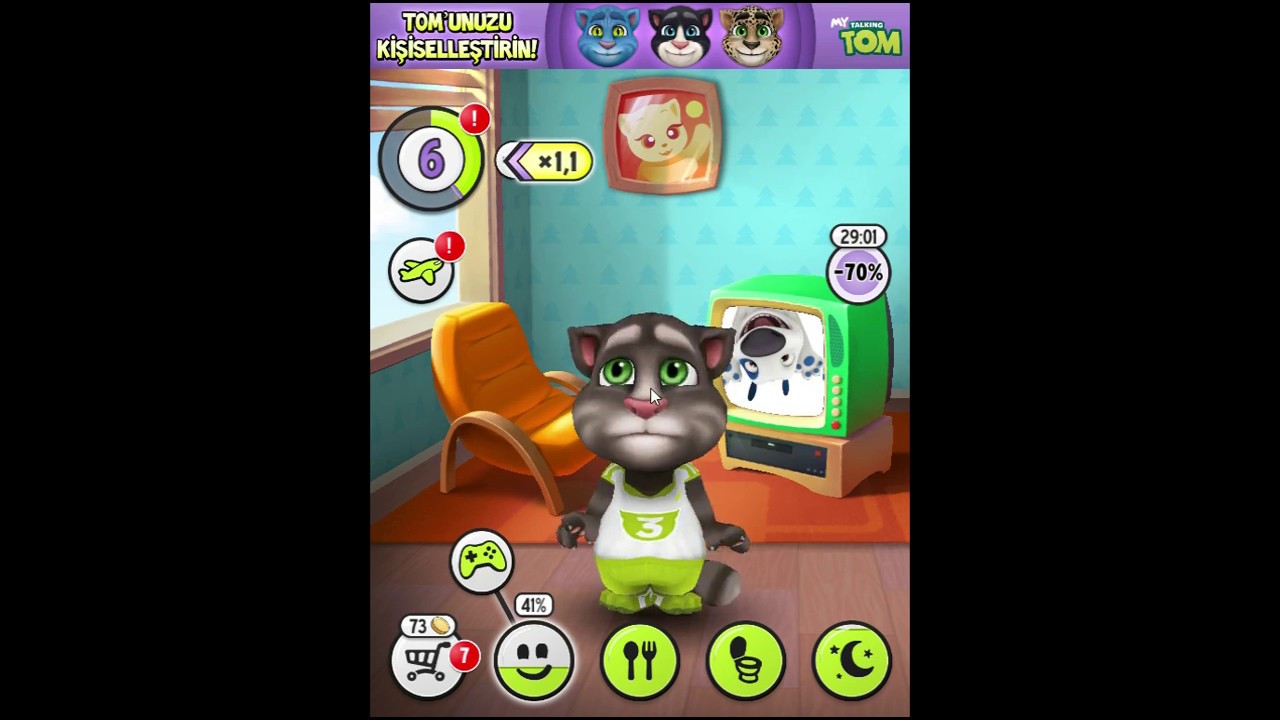 Benim Konuşan Tom'um Oyunu Bölüm:2/Eğlenceli Çocuk Videosu - YouTube