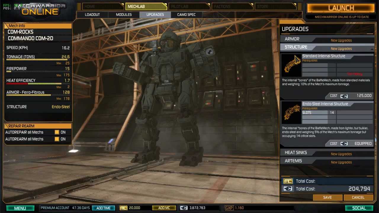 MWO Tutorial - Wie benutze ich das Mechlab? Wie rüste ich einen Mech ...