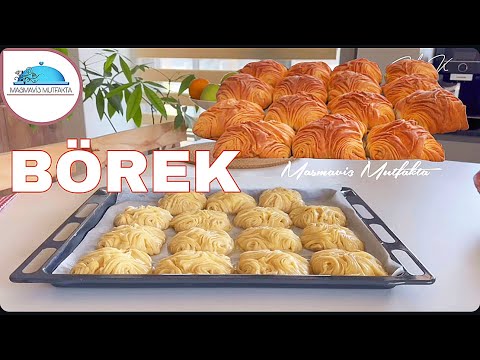 BU BÖREĞİN ŞEKLİ ŞAHANE💢MAYASIZ ÇITIR ÇITIR EL AÇMASI GÜL BÖREĞİ*