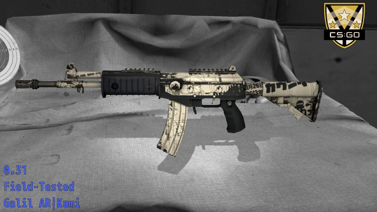 Galil AR Kami - Skin Wear Preview - YouTube