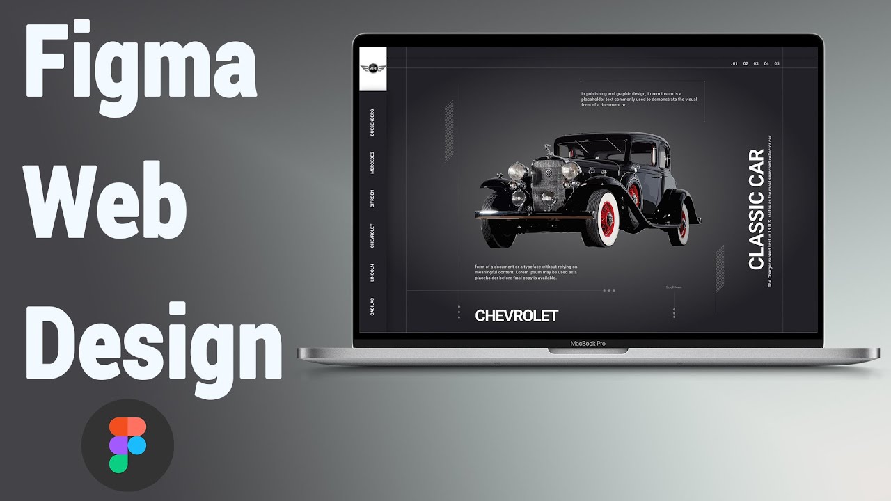 Figma Web Design | Figma Design - Classic Cars - YouTube