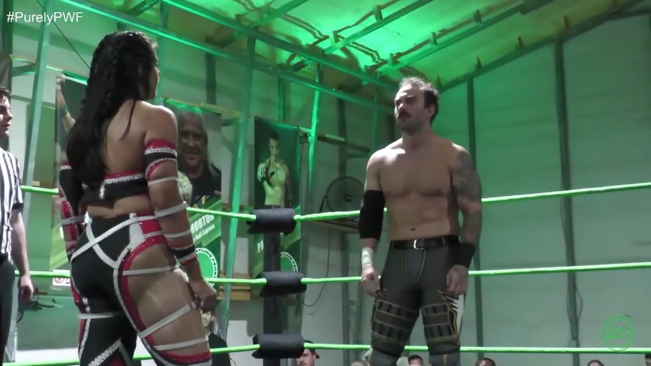 JAC and Clara Carter vs CC Young and Jared Martin- #PurelyPWF - YouTube