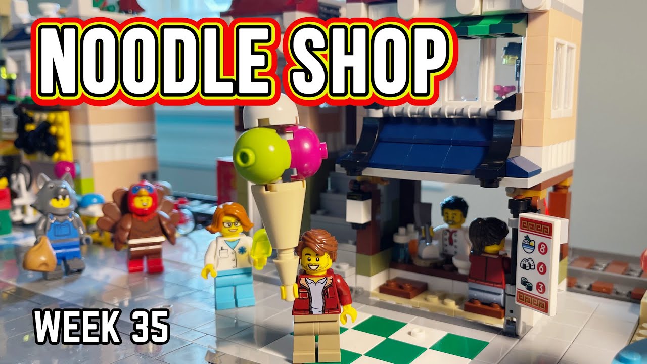 LEGO - Week 35 - City Update: Noodle Shop - YouTube