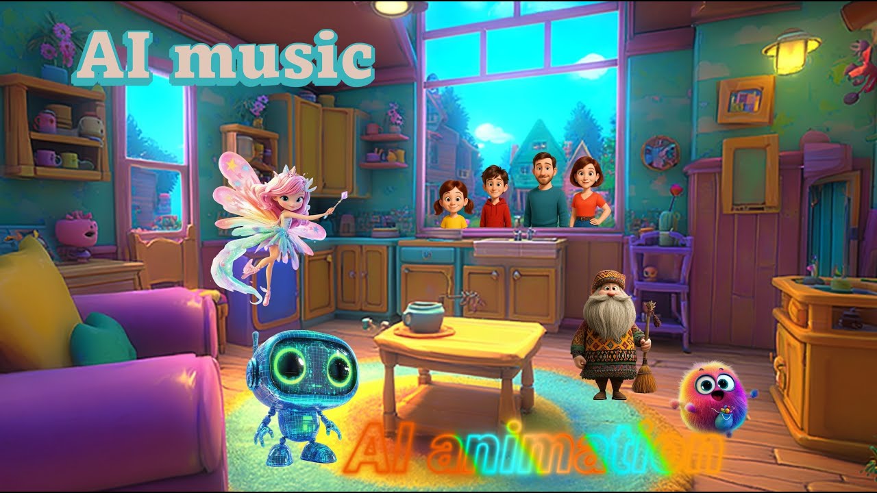 AI Animated Cartoon in 10+ Languages | Magic wonderland english cartoon ...
