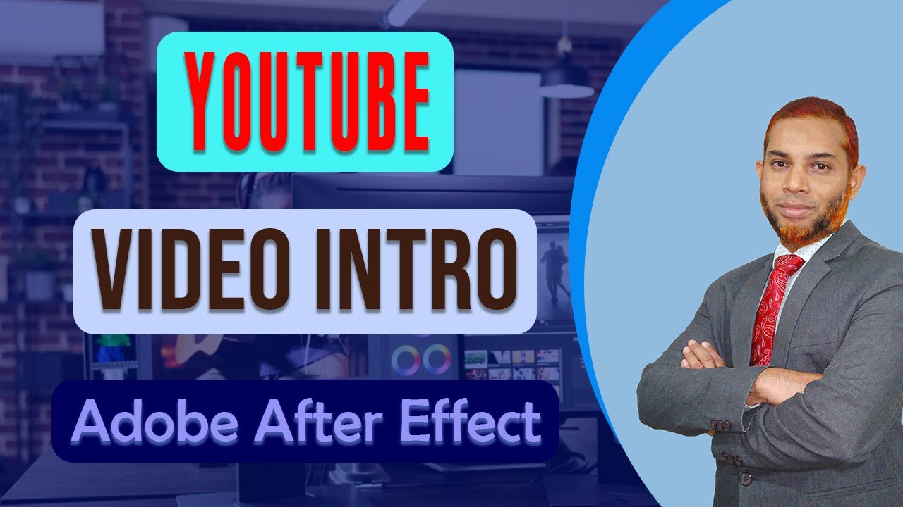 unique intro for video using motion graphics with Adobe After Effects ...