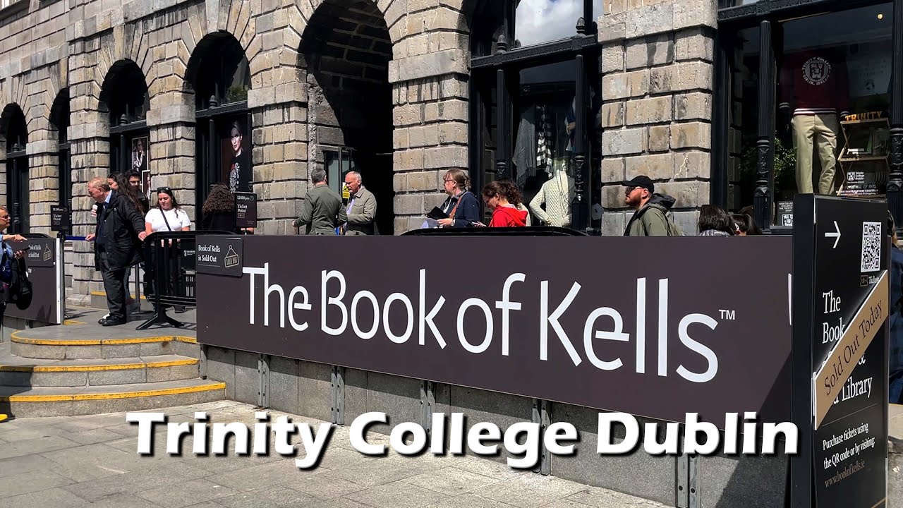 The Book of Kells & Trinity College in Dublin, Ireland - YouTube