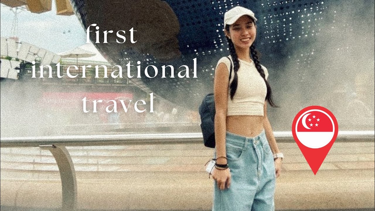 my first international travel ᰔᩚ (singapore) - YouTube