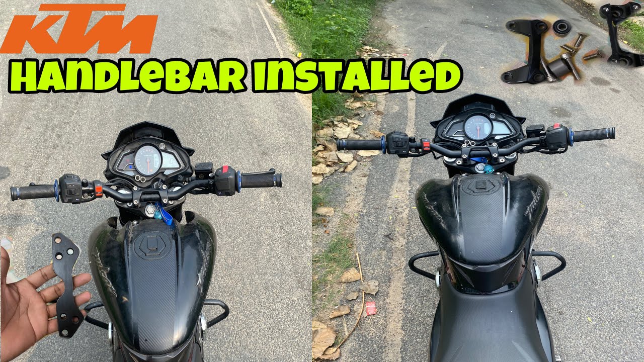Installed KTM Duke 250 Handle Bar In NS 200 | Easy To Fit ? - YouTube