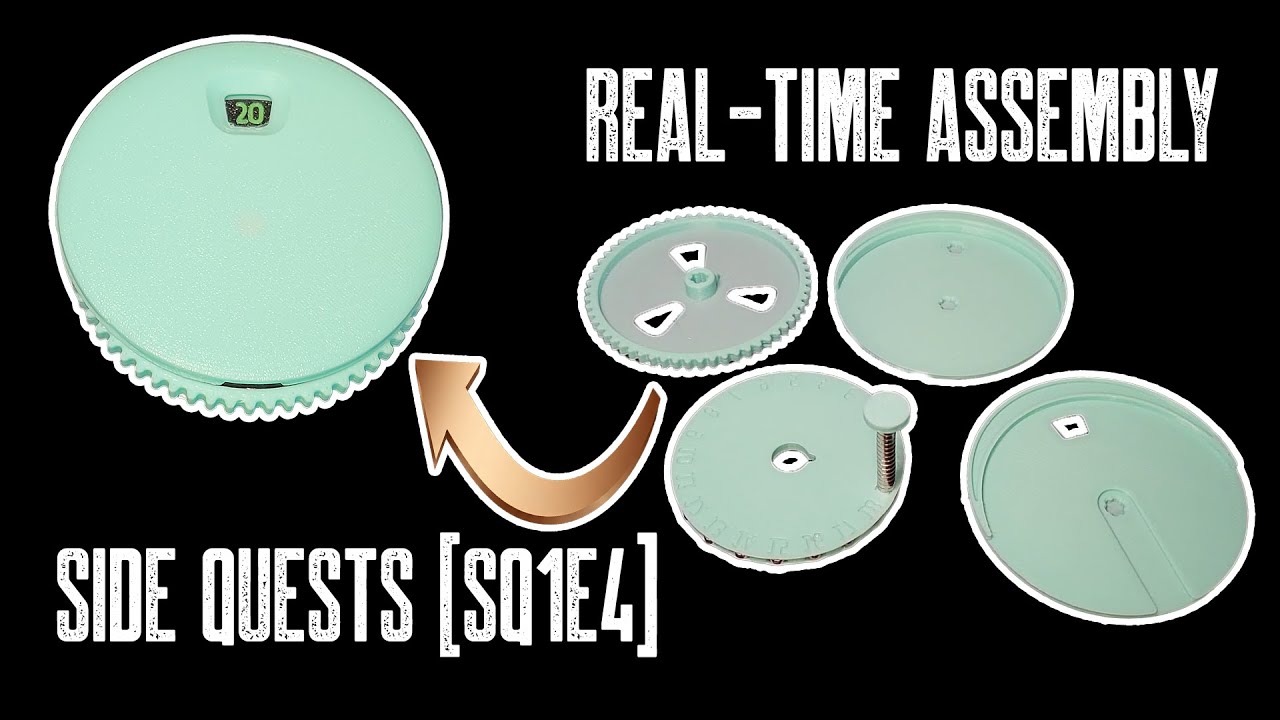 3D Printed Spinner Dice | Real-Time Assembly Instructions | Side Quests ...