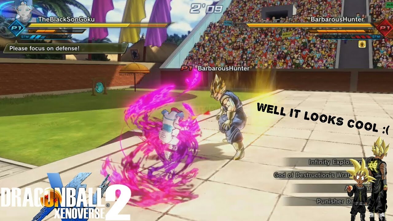 Moves Nobody Uses Infinity Explosion - Xenoverse 2 - YouTube