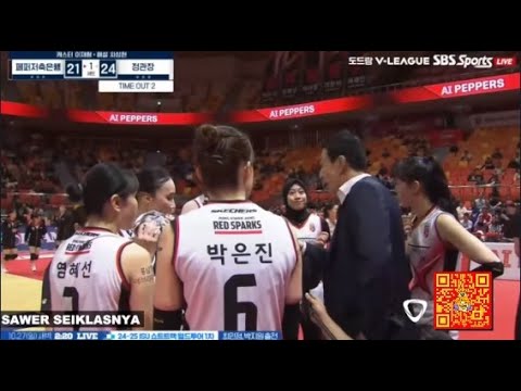 🔴SET 1 PANAS BANGET - Red Sparks vs AI Peppers | KOVO V-LEAGUE 2025 Live Reaction - YouTube
