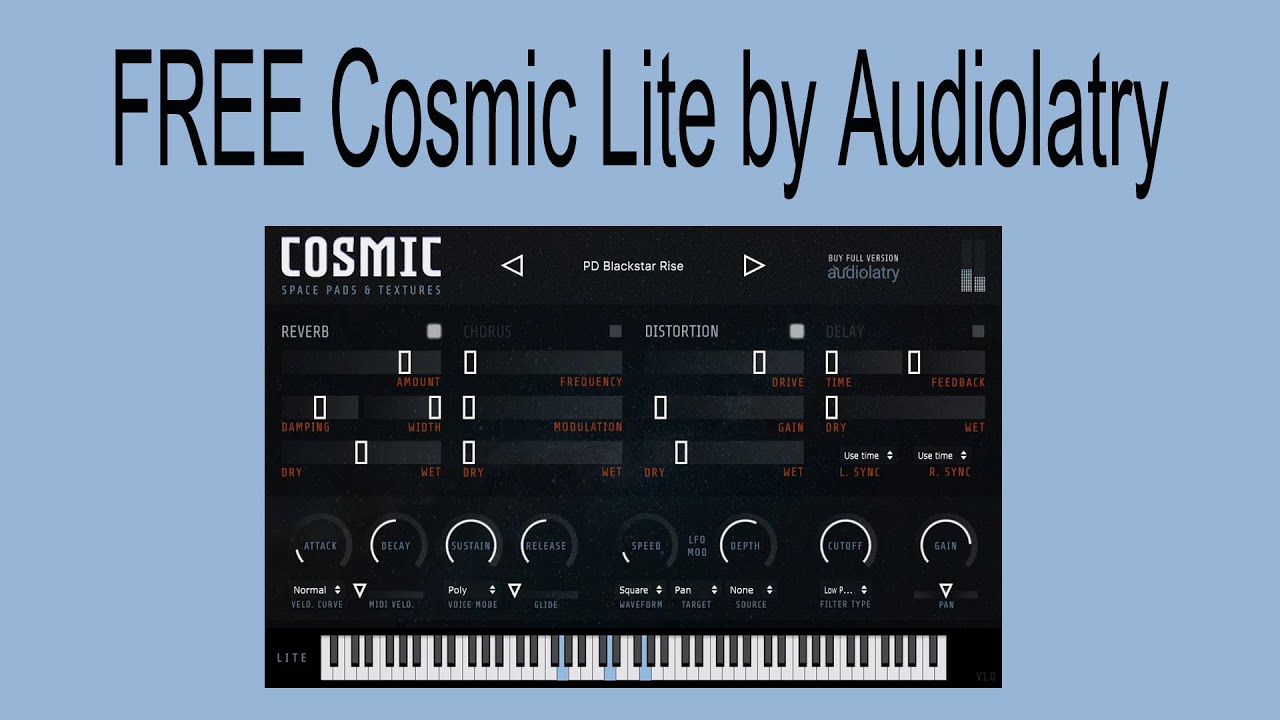 FREE Cosmic Lite by Audiolatry - YouTube