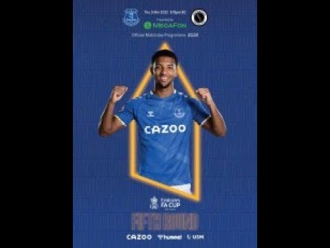 2021 - 2022 SEASON EVERTON PROGRAMME COVERS - YouTube