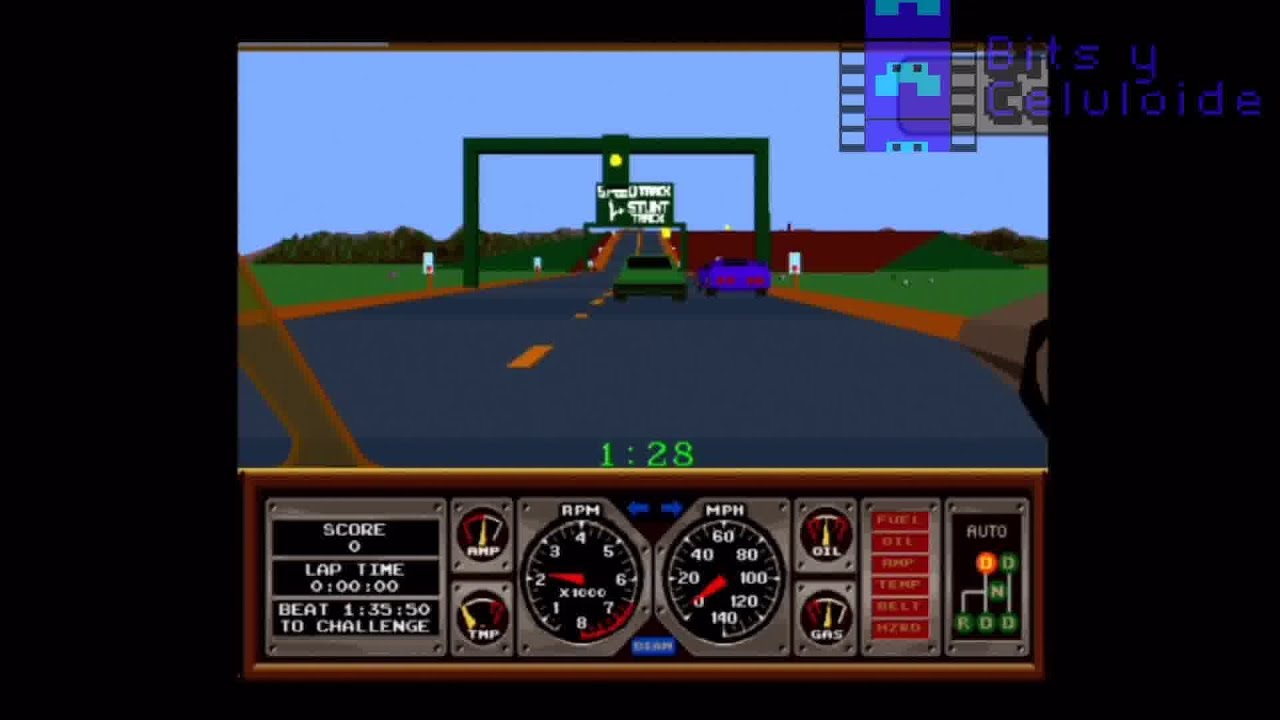 Hard Drivin' (Arcade/Xbox) - Retro Bits - YouTube