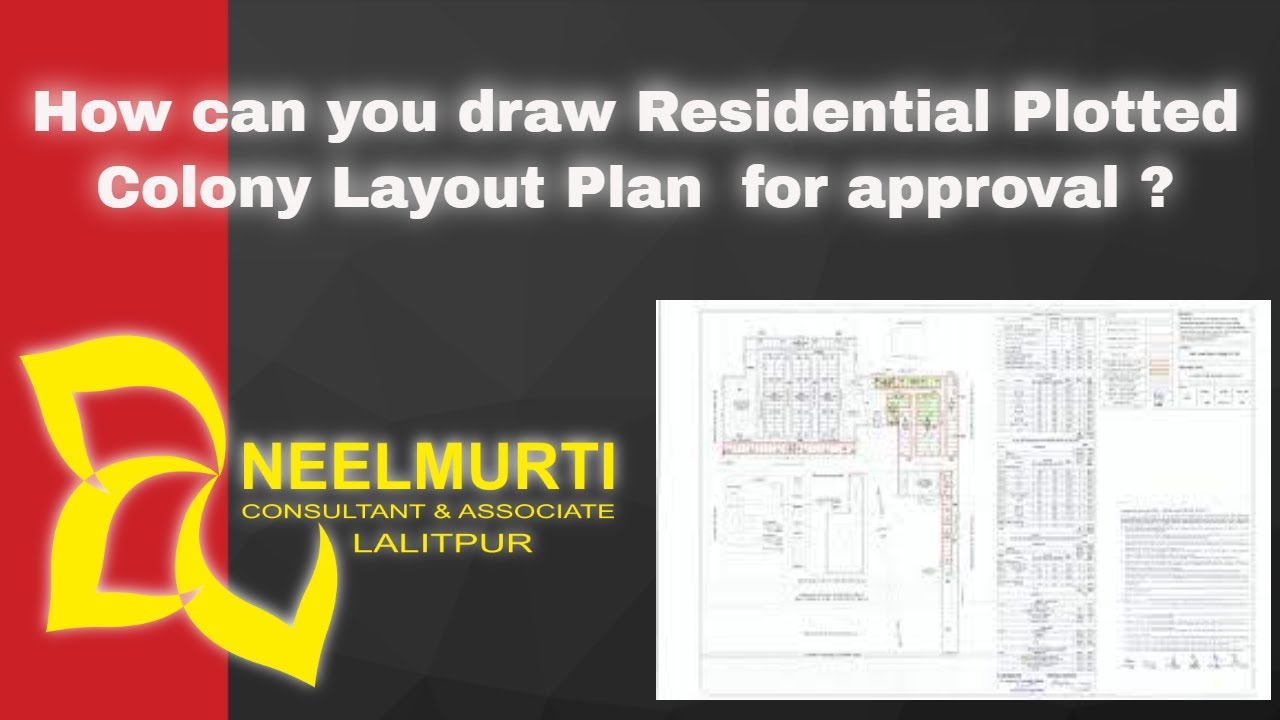 Step-by-Step Guide: Drawing a Residential Plotted Colony Layout Plan ...