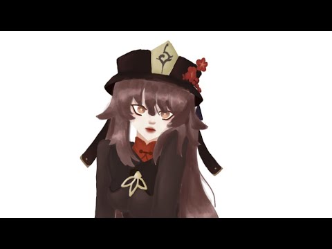 How to draw Hu tao (speed drawing) #genshinimpact #art #hutao - YouTube