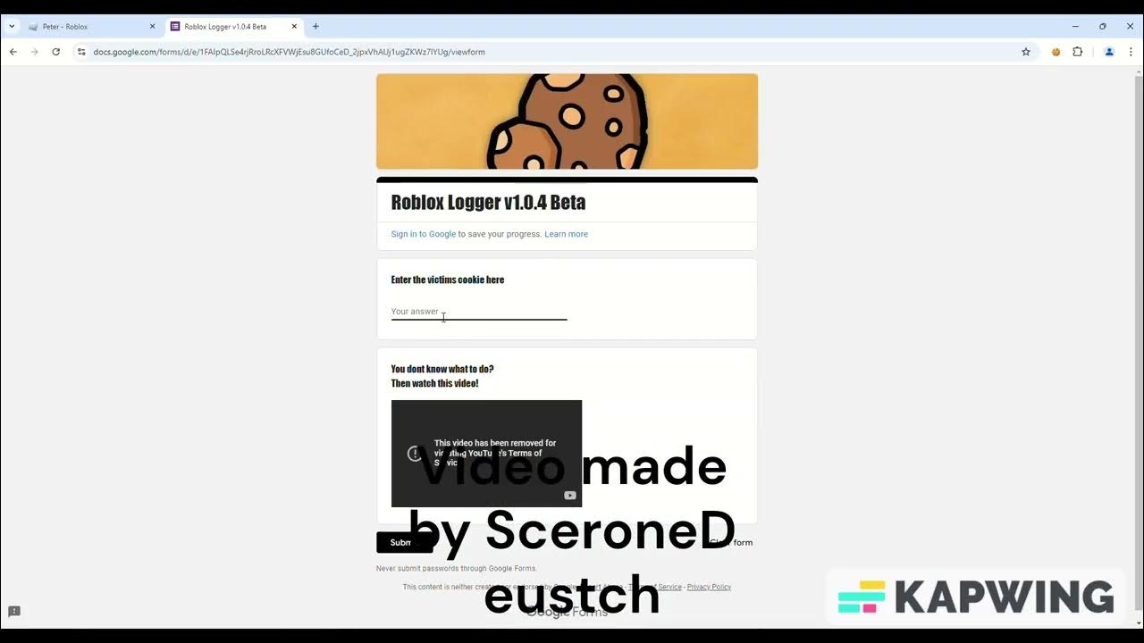 ROBLOX COOKIE LOGGER METHOD 2025 (NOT PATCHED) link in comments - YouTube