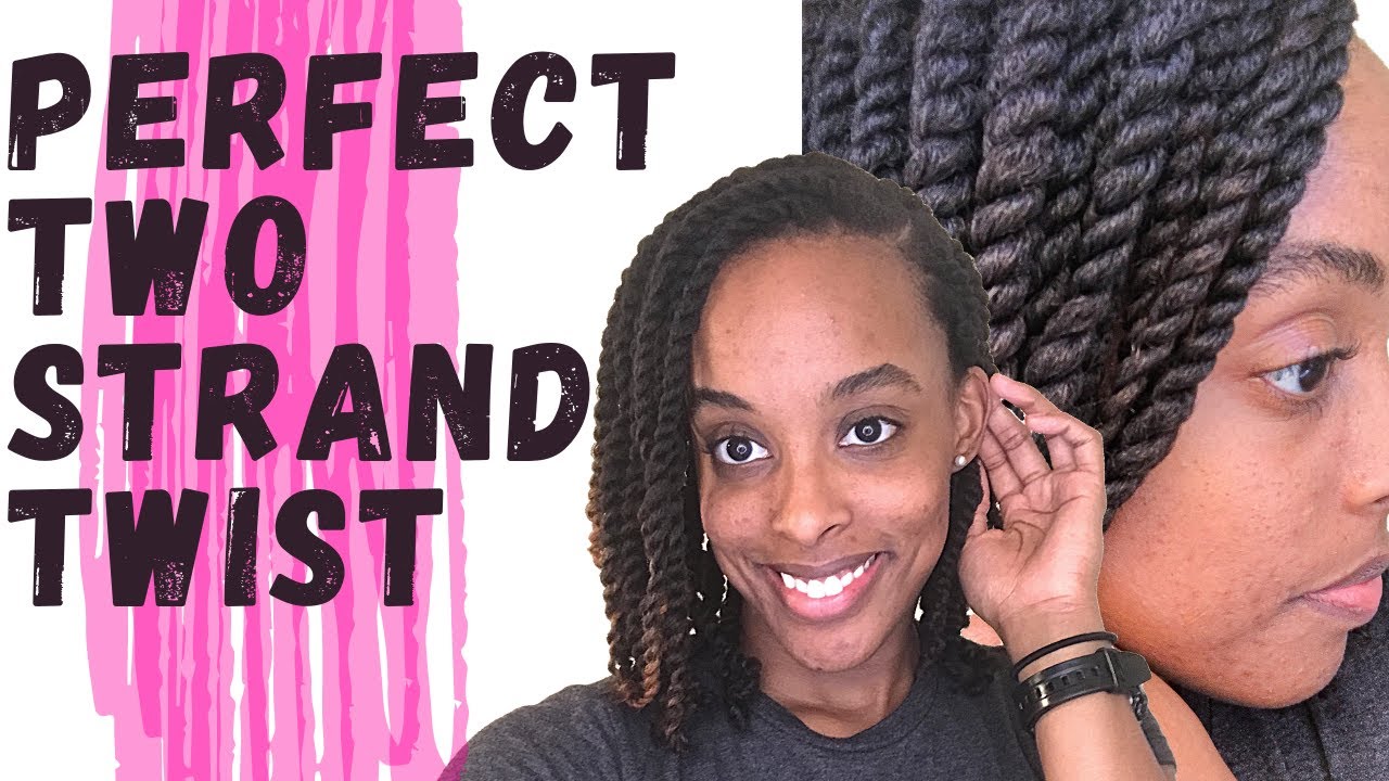 HOW TO TWO STRAND TWIST NATURAL HAIR: Beginner Friendly | Kia Rene ...