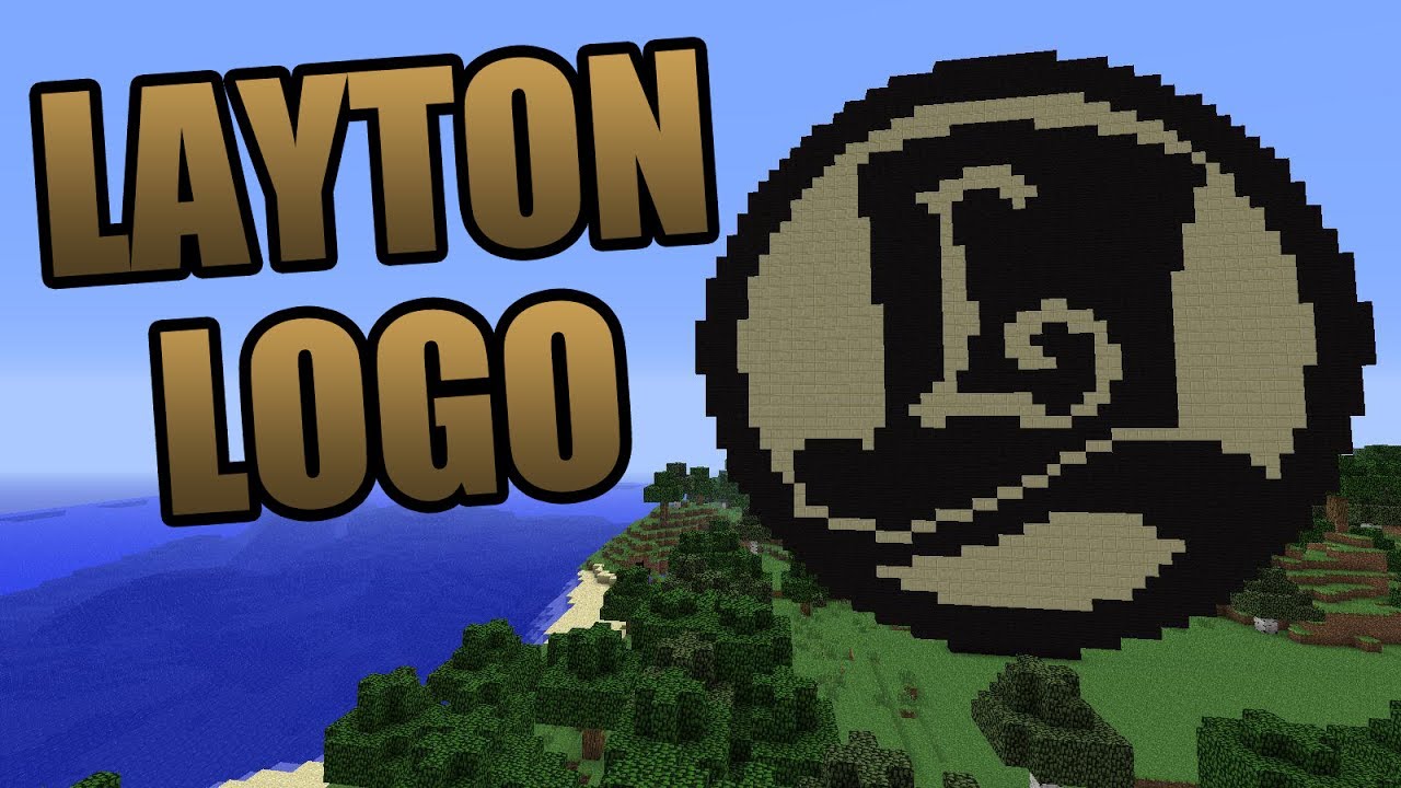 Professor Layton Logo, Pixel art [Minecraft] - YouTube