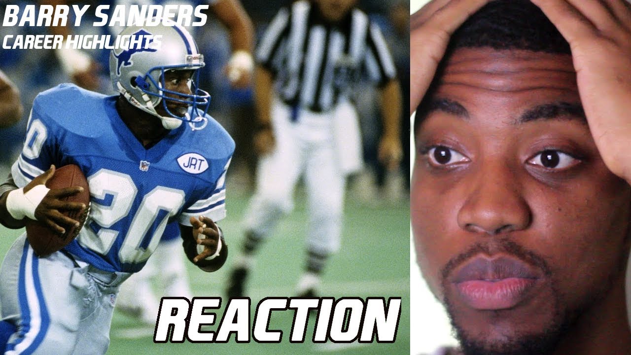 Barry Sanders Career Highlights | Reaction - YouTube