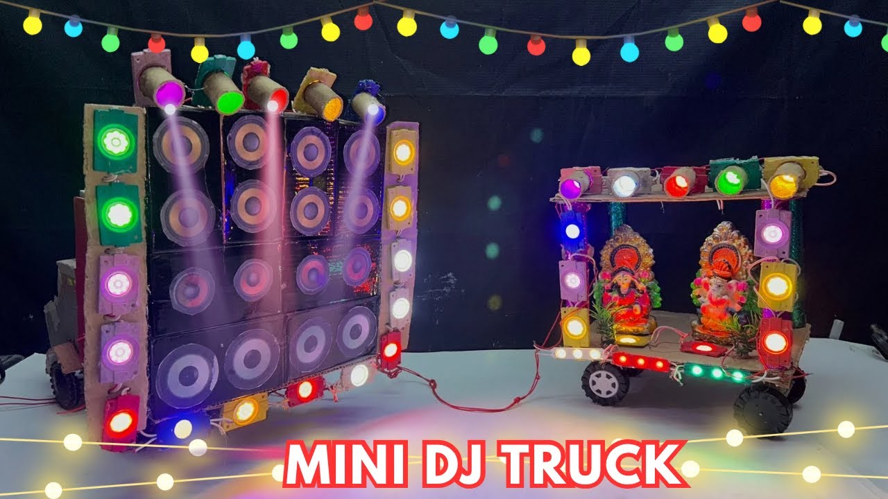 DIY Mini Dj Truck loading At-Home | Cardboard Mini Dj Box, toy dj truck ...