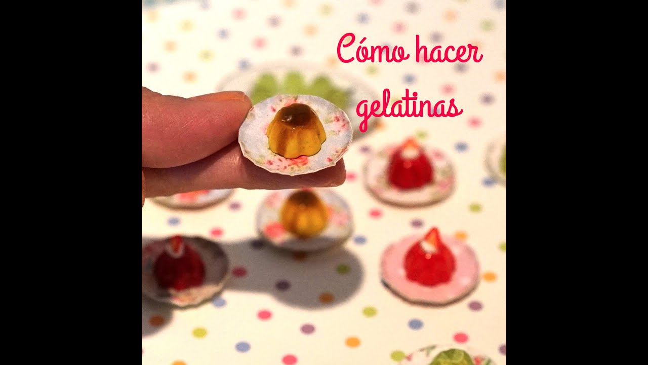 Cómo hacer mini gelatinas - YouTube