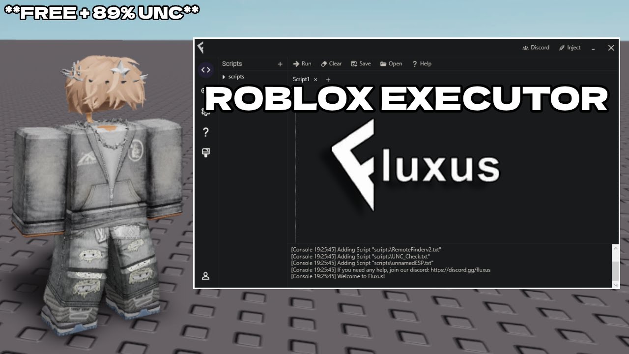 [NEW!] Roblox FREE Script PC Executor: Fluxus | The Best 89% UNC ...