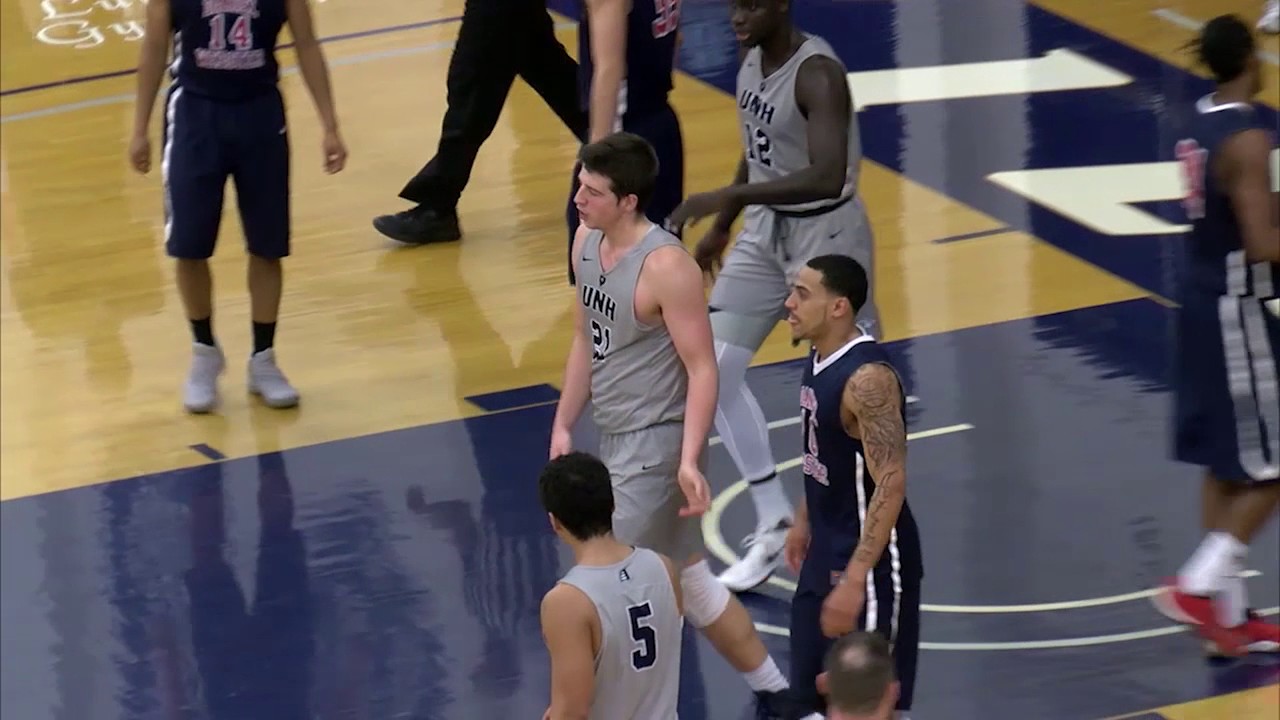 UNH Men's Basketball v Daniel Webster Postgame - YouTube