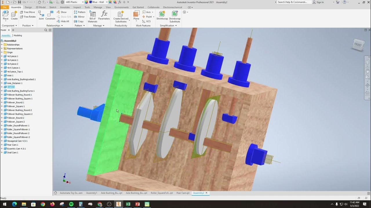 Automata 2022 Inventor Assembly - Part 3 - YouTube