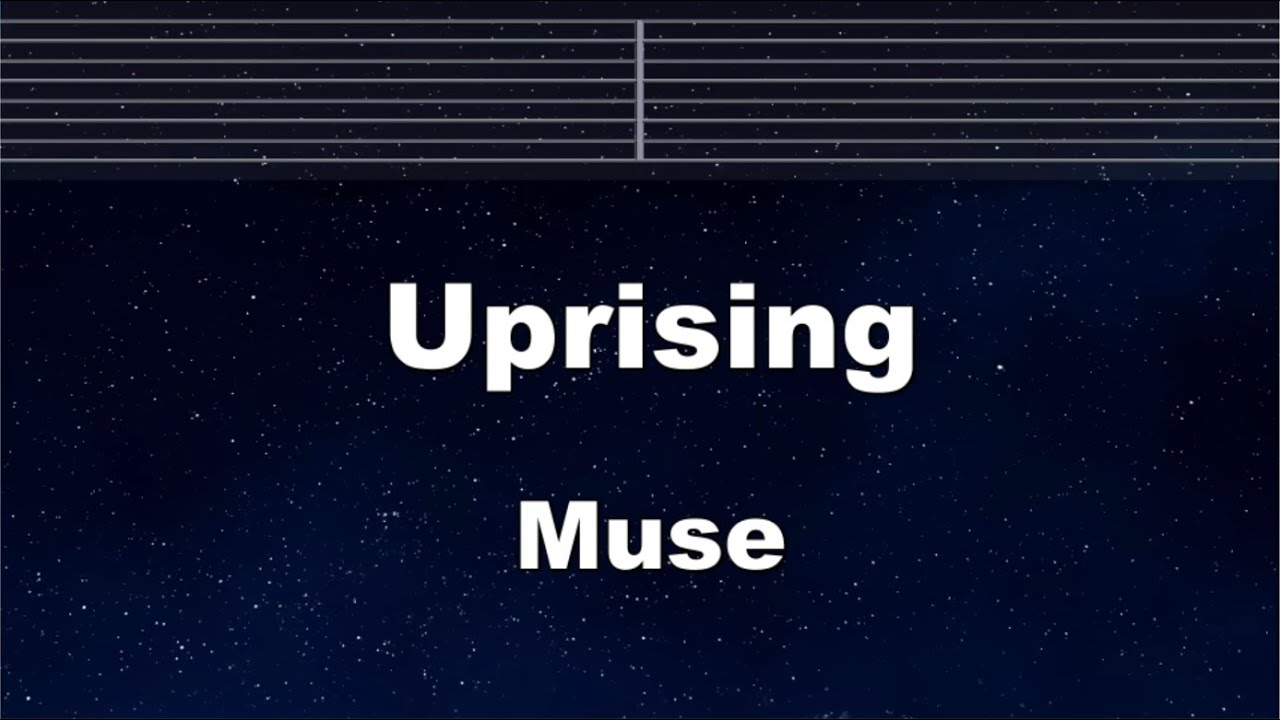 Practice Karaoke♬ Uprising - Muse 【With Guide Melody】 Instrumental ...