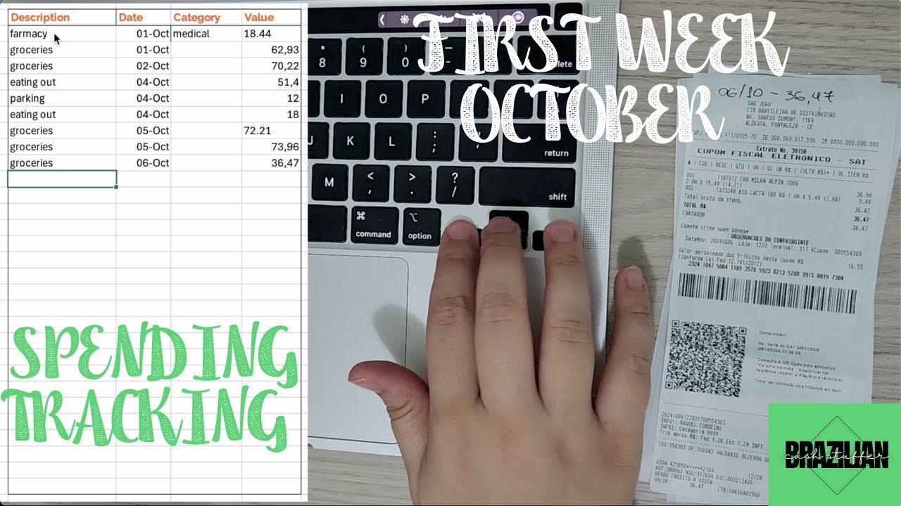 WEEKLY CHECKIN | October Week 1 | Tracking all my expenses and the ...