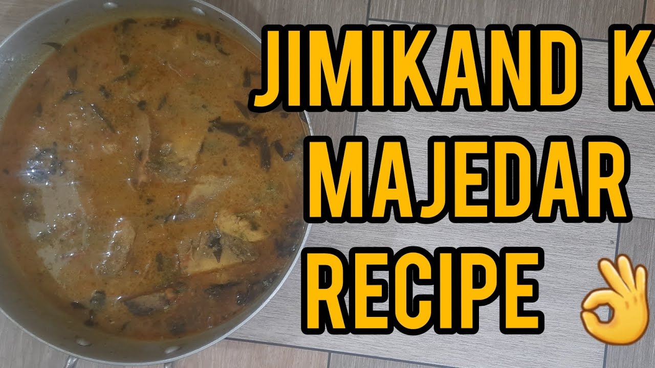 JIMIKAND KI MAJEDAR RECIPE #cookingathome #kidsmeal #cookingfood # ...