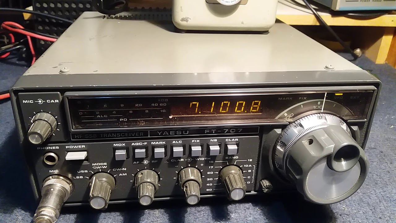 Yaesu FT 707 - YouTube