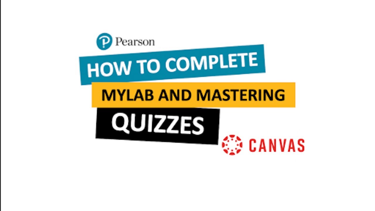 MyLab and Mastering Quiz 1050 - YouTube