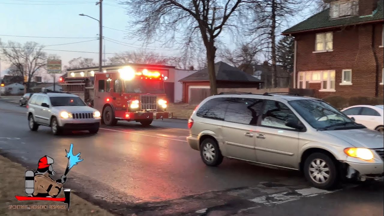 Detroit Fire Department Engine 40 Responding/Arriving PRIORITY 1 ...