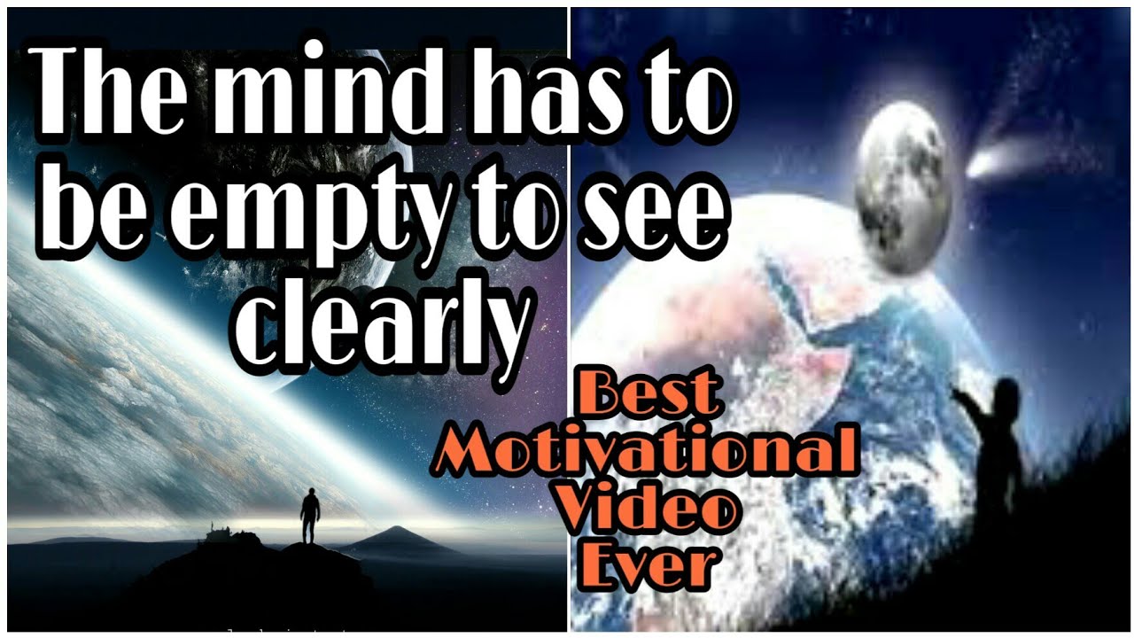 The mind has to be empty to see clearly | Inspirational Quotes About ...