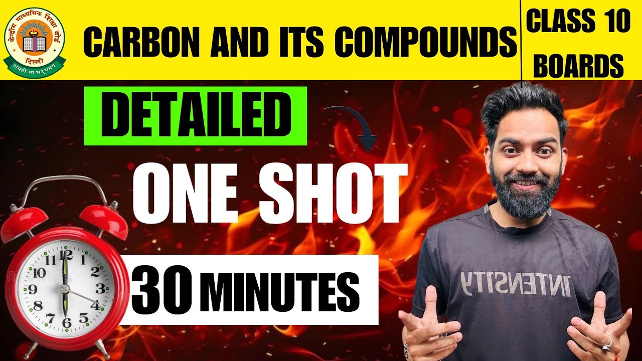 Class 10 Carbon and its compound NCERT complete rapid revision in just ...