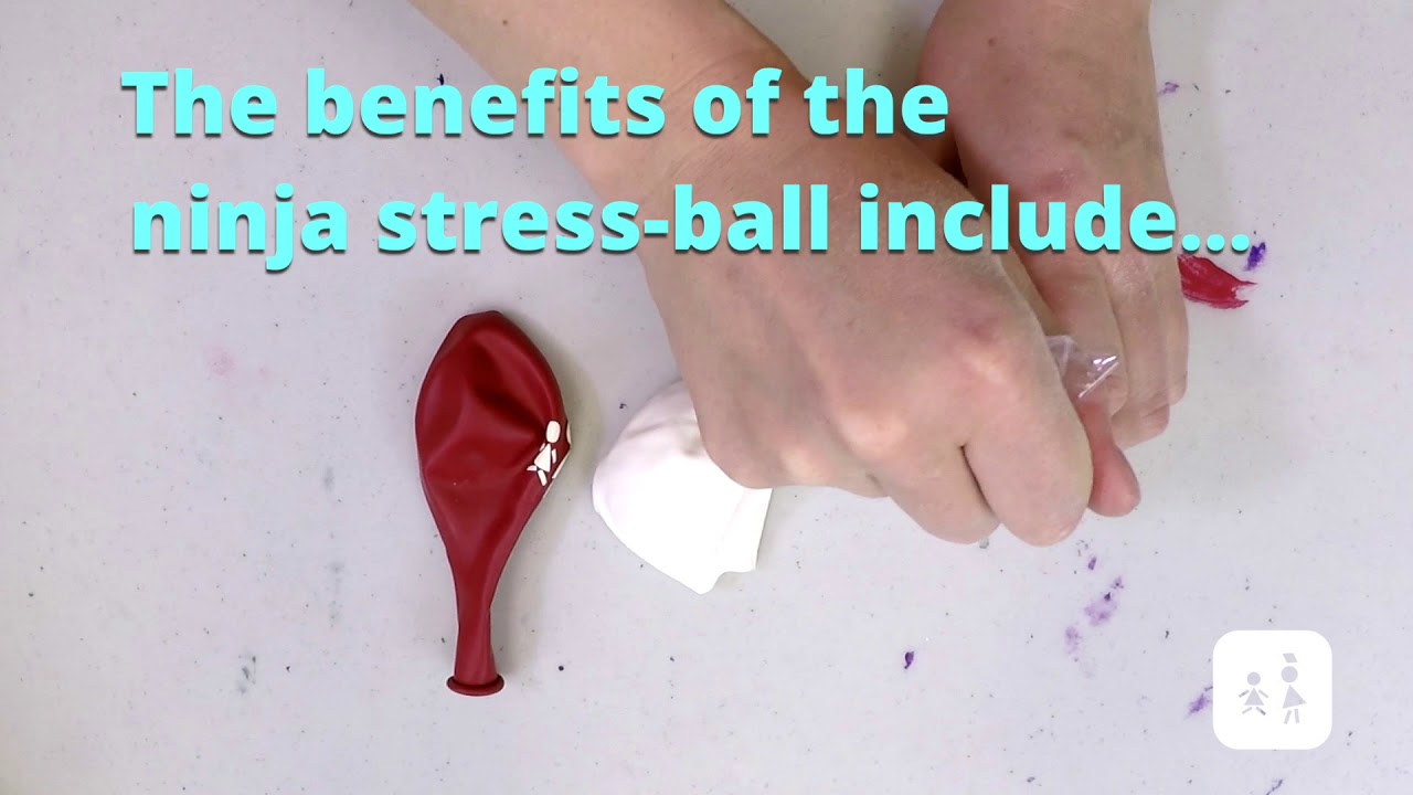 How to Make a Ninja Stress Ball Fidget Tool - YouTube