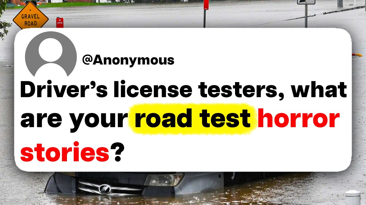 Driver's license testers, what are your road test horror stories? - YouTube