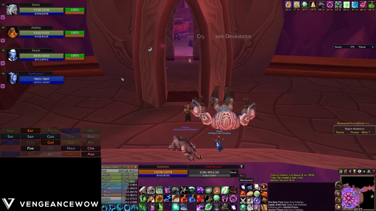 VengeanceWoW TBC PvE 25 man Raids - YouTube