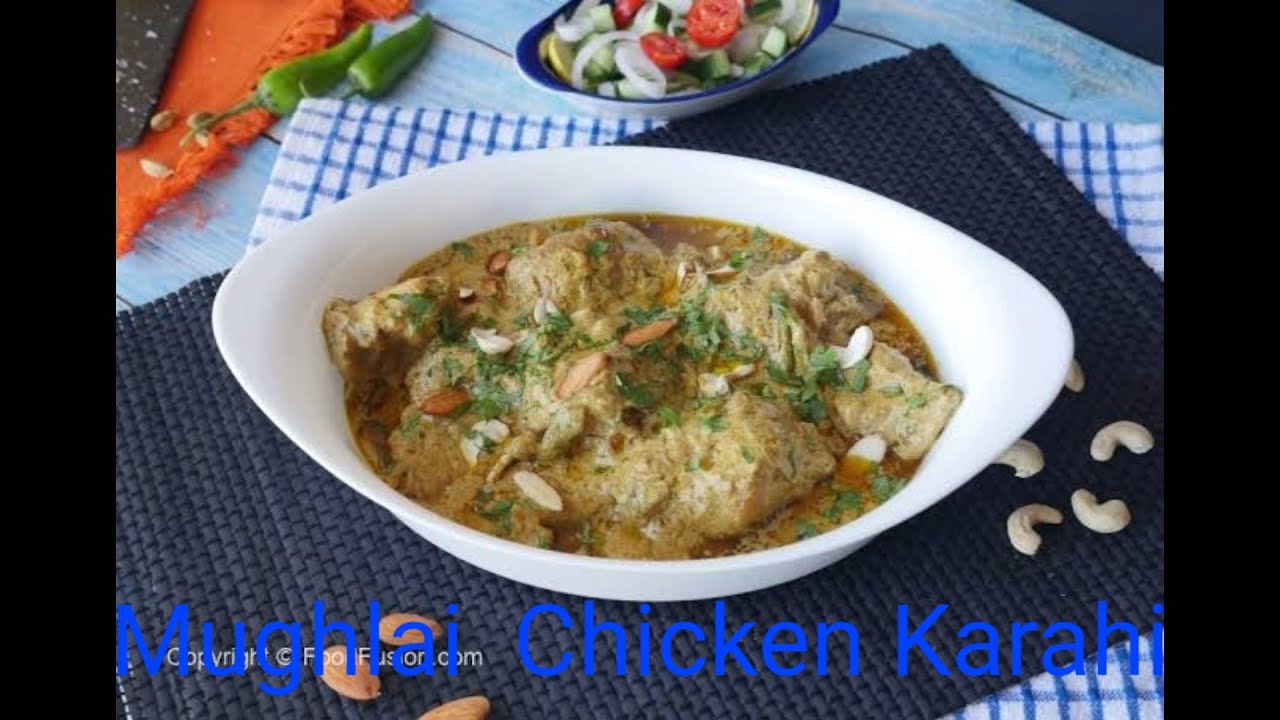 Mughlai Chicken Handi Recipe||Mughlai Chicken Karahi #KitchenWithAmreen ...
