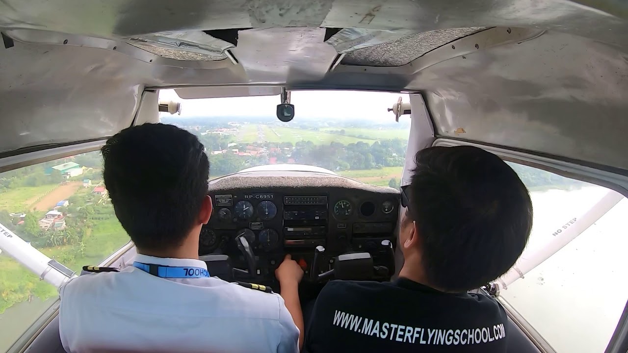 Cessna 152 Flaps 3Short Field Landing @Masters Flying School - YouTube