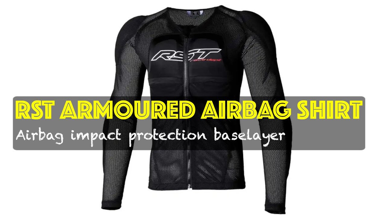 RST Armoured Airbag Shirt - the most protective base layer? - YouTube
